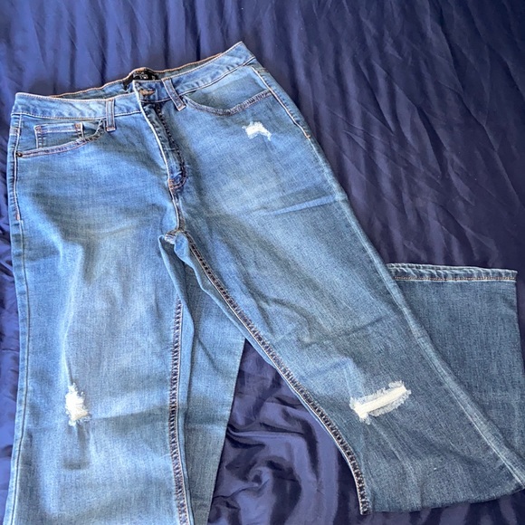 Stitch Star | Jeans | Stitch Star Distressed Boot Cut Jeans | Poshmark